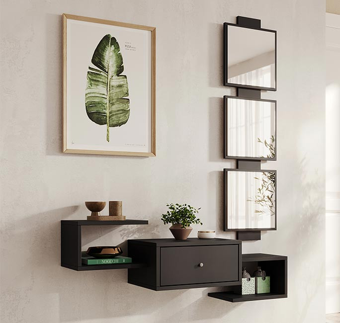 Flurmöbel Neo schwarz